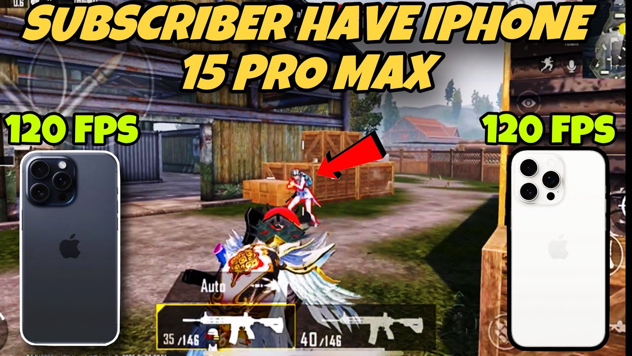 IPHONE 16 PRO MAX VS IPHONE 15 PRO MAX 🔥 120 FPS V 120 FPS 1v1 BATTLE 🥶 ...