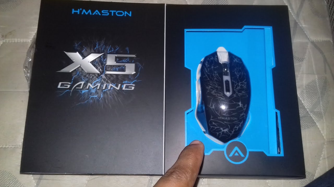 Unboxing Mouse GAMER X5 Gaming - YouTube