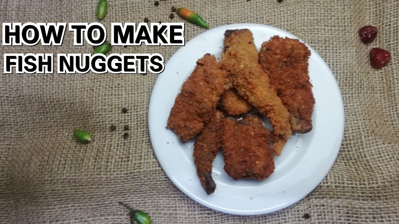 How to make fish nuggets | Crispy fried fish | Fish nuggets recipe ...