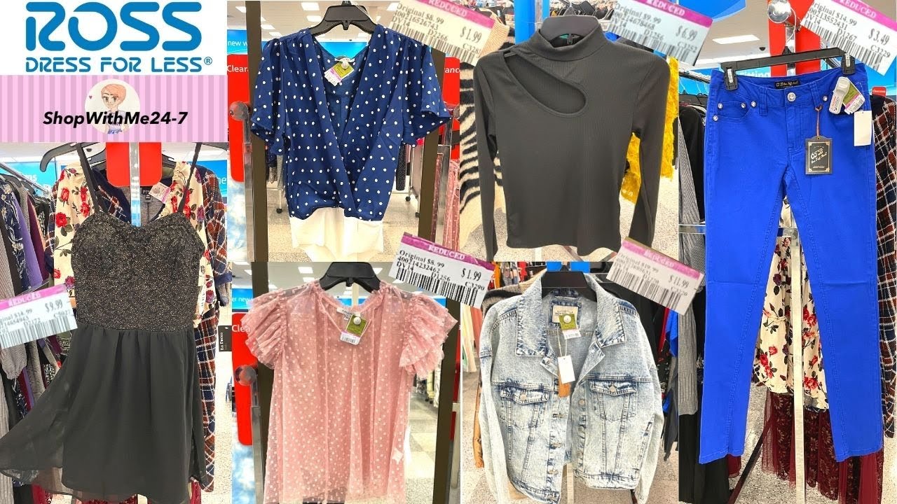 ROSS DRESS FOR LESS Shop With Me | Fashion Clothing Pink Tag Sale Finds ...