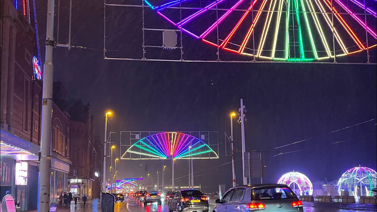 Blackpool Illuminations with baby Archie (11/9/22) - YouTube