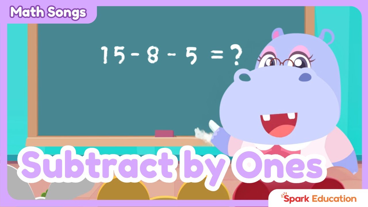 Subtract by Ones | Learn Subtraction Tricks | Spark Math Songs for Kids ...