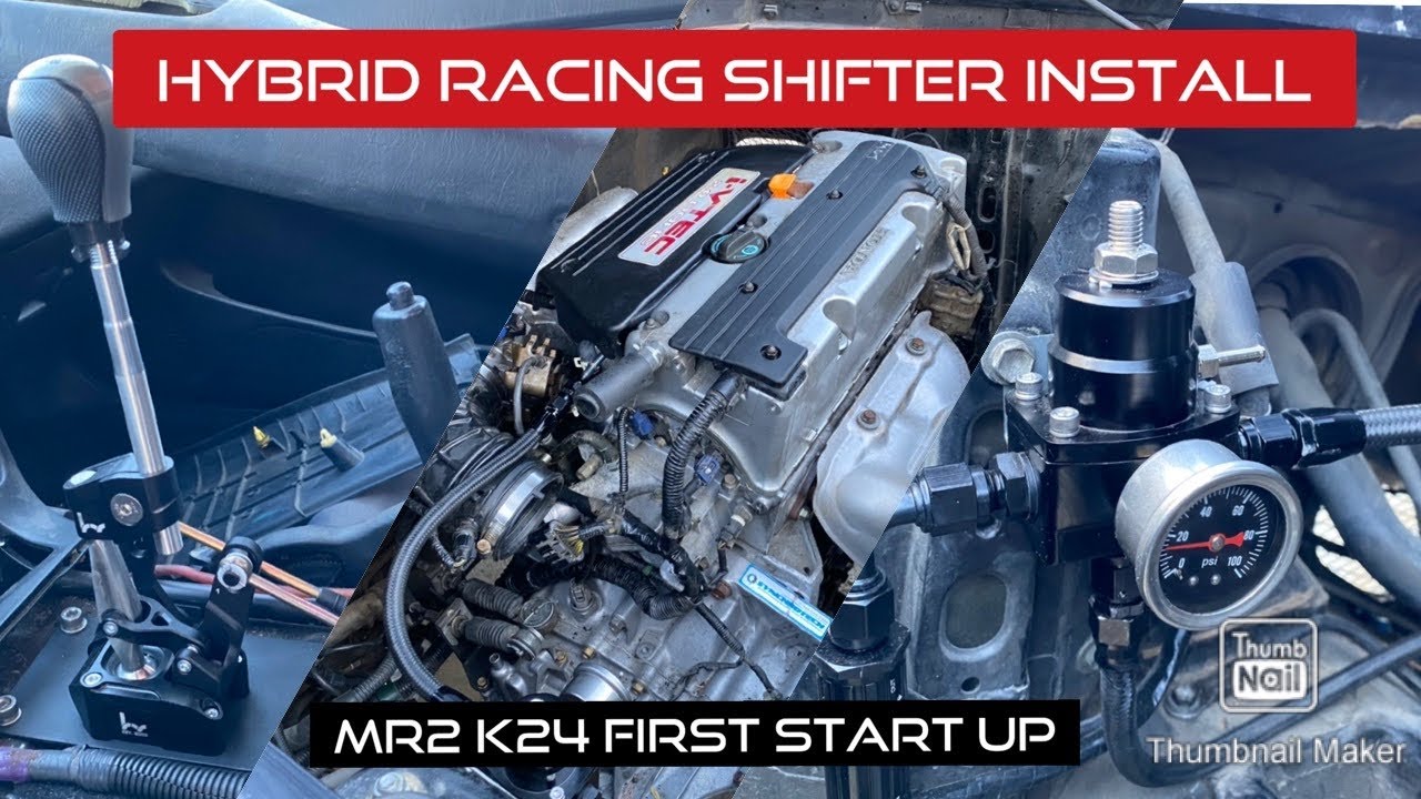 Toyota mr2 sw20 k24 swap part 6 - YouTube