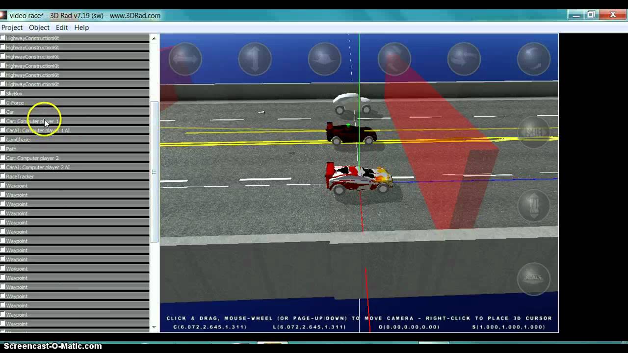 Creating a racing game in 3D Rad:Part 4/4 - YouTube