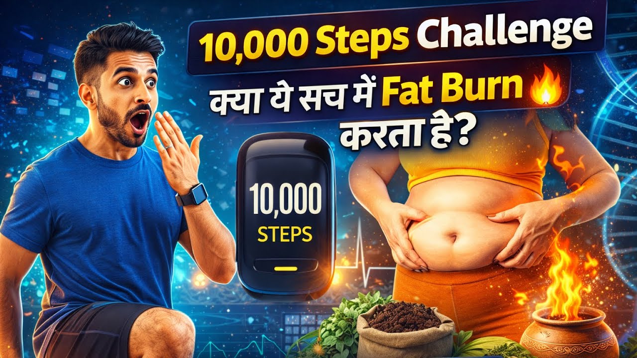 10,000 Steps Challenge: Kya Yeh Really Fat Burn Karta Hai? | Science ...
