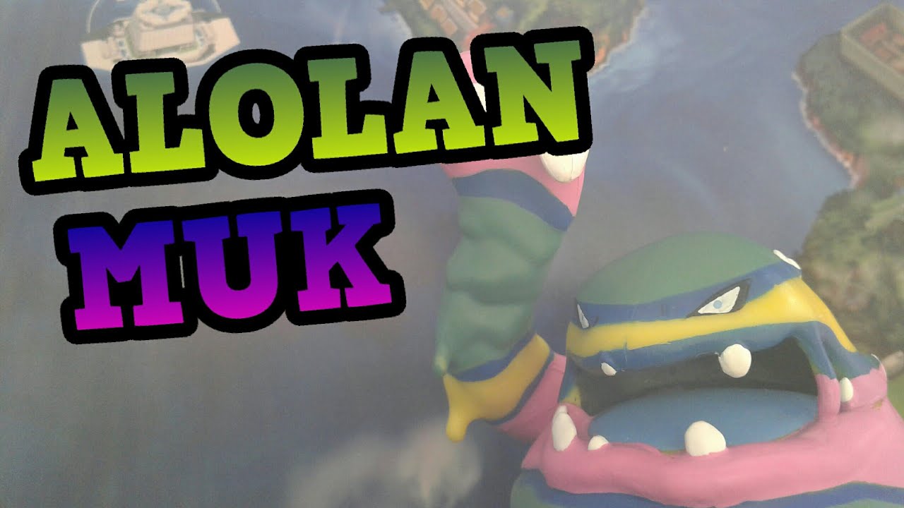 Pokemon Alolan Muk Figure Review! (Wicked Cool Toys) - YouTube