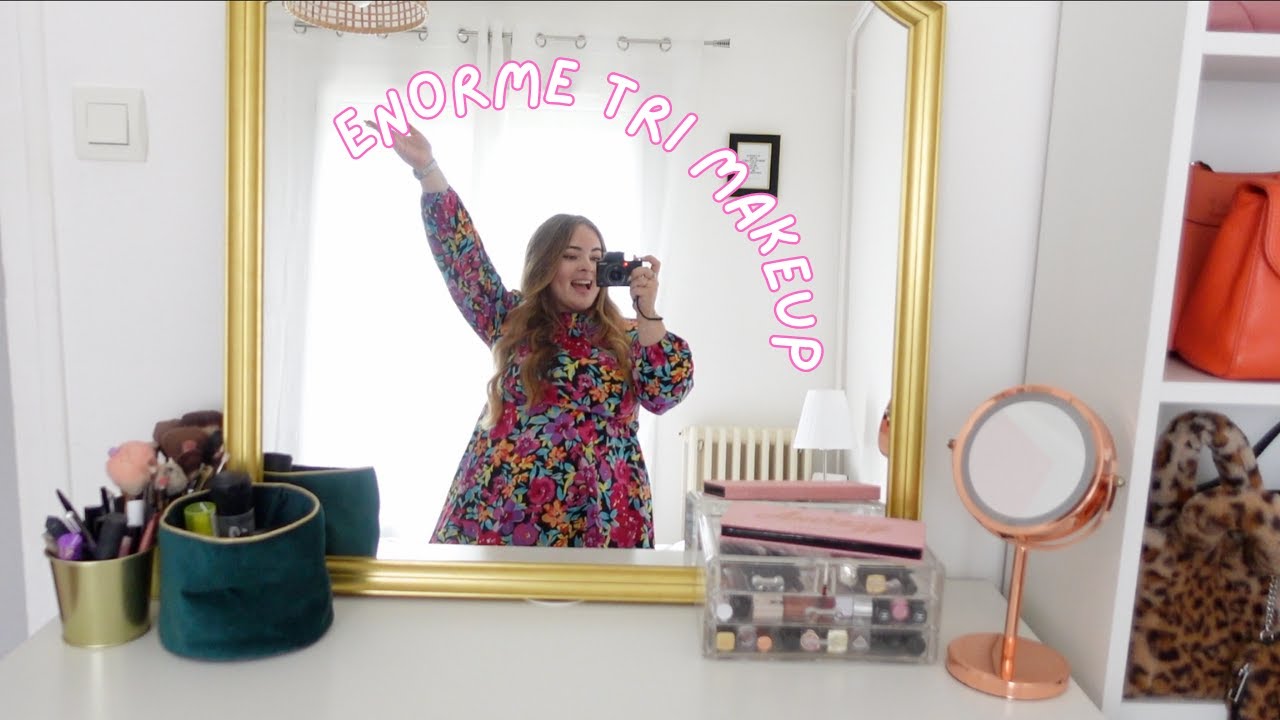Beauty ROOM TOUR + ENORME tri makeup - YouTube