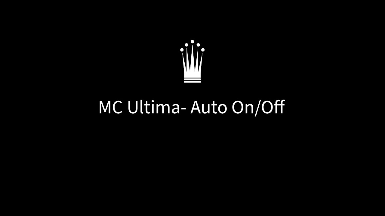 Conti MC Ultima - Auto on off - YouTube