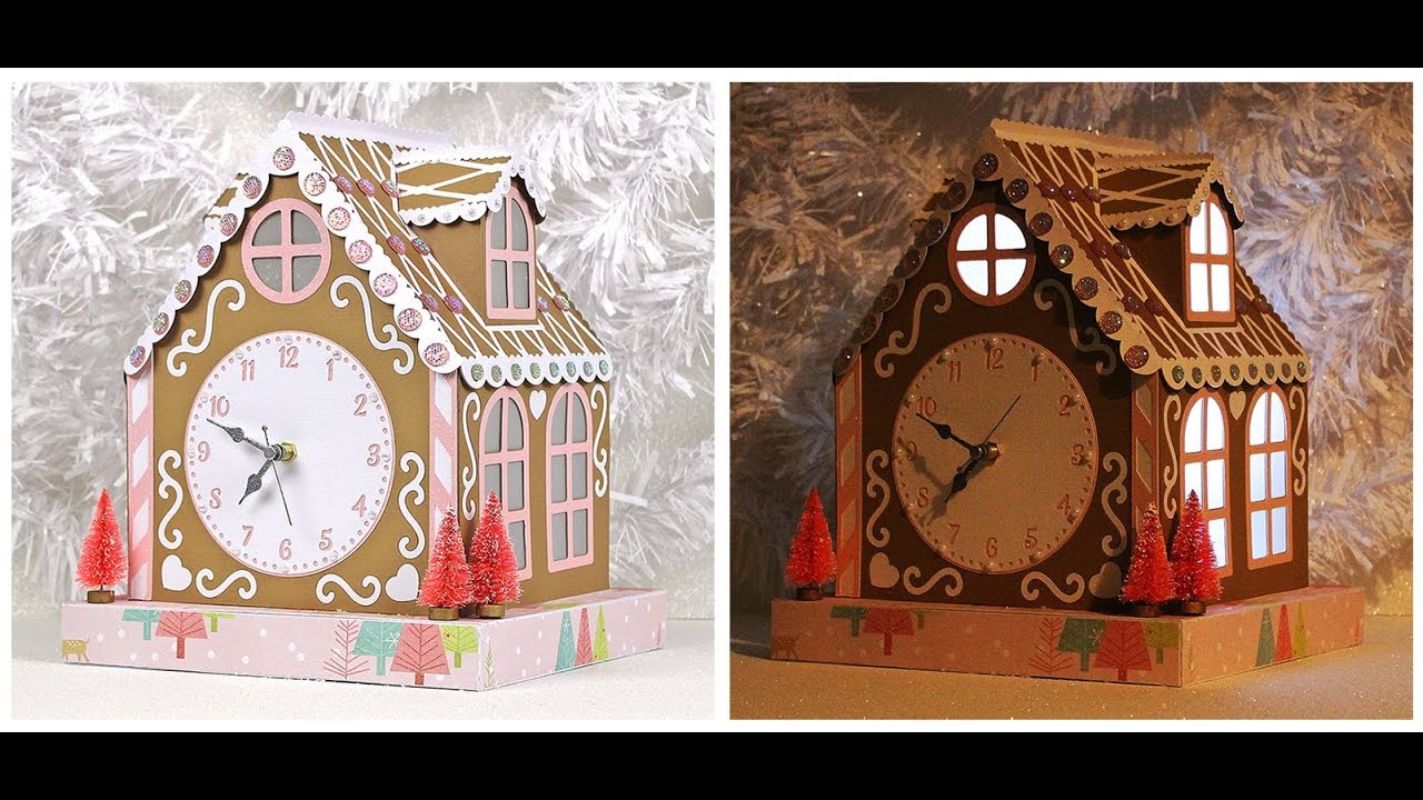 Gingerbread House Clock Assembly - YouTube
