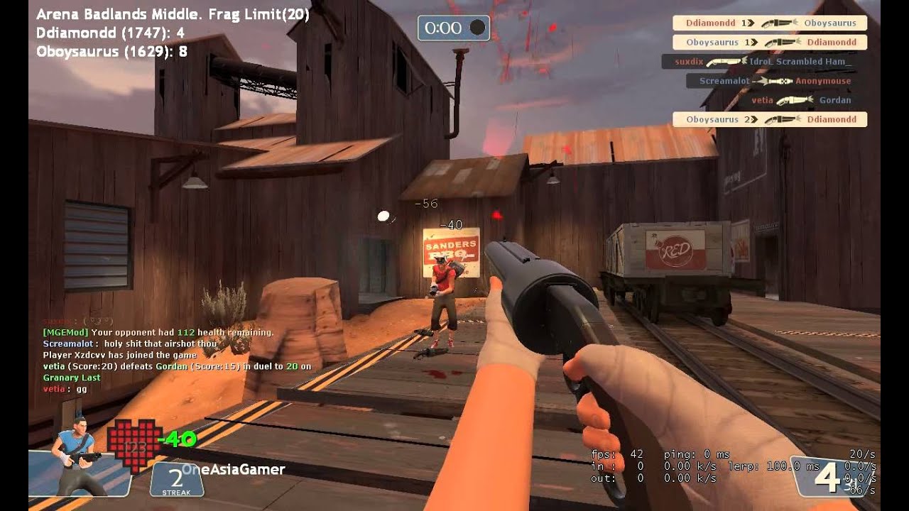 TF2 : MGE - Scout Aim Practice - YouTube