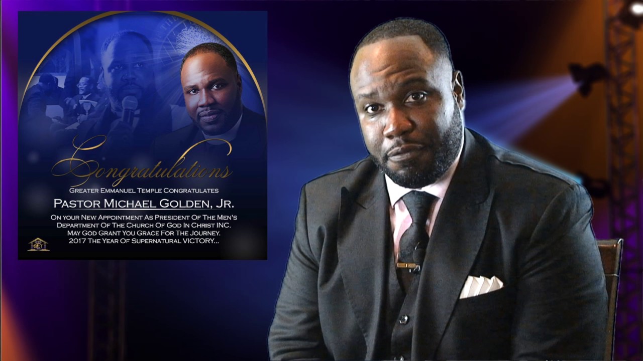 Mens Ministry Announcement With New President Pastor Michael B. Golden ...