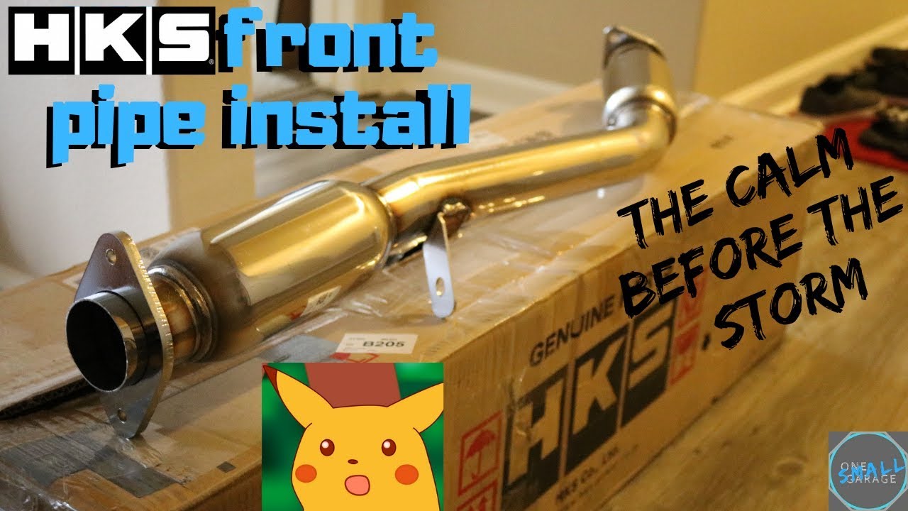 HKS front pipe install on FRS/BRZ - YouTube