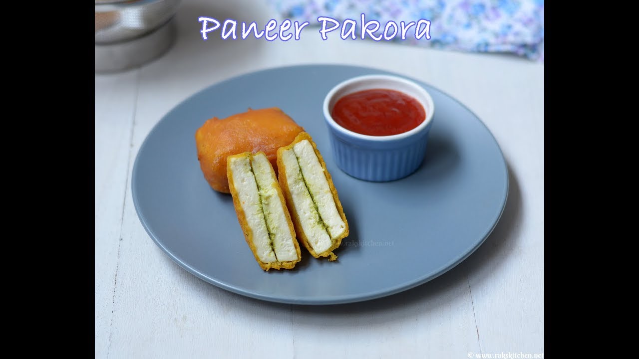 Stuffed Paneer pakora, paneer pakora - YouTube