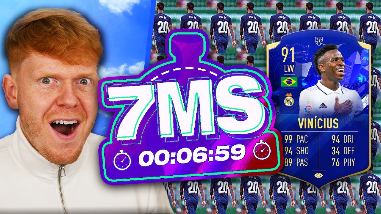 99 PACE - This card is better than an actual TOTY. 91 TOTY VINI JR 7 ...