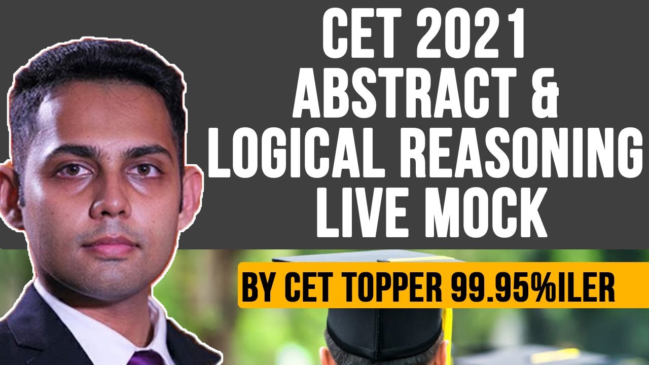 CET 2021 Live Mock Taking Strategy (Abstract Reasoning / Logical ...