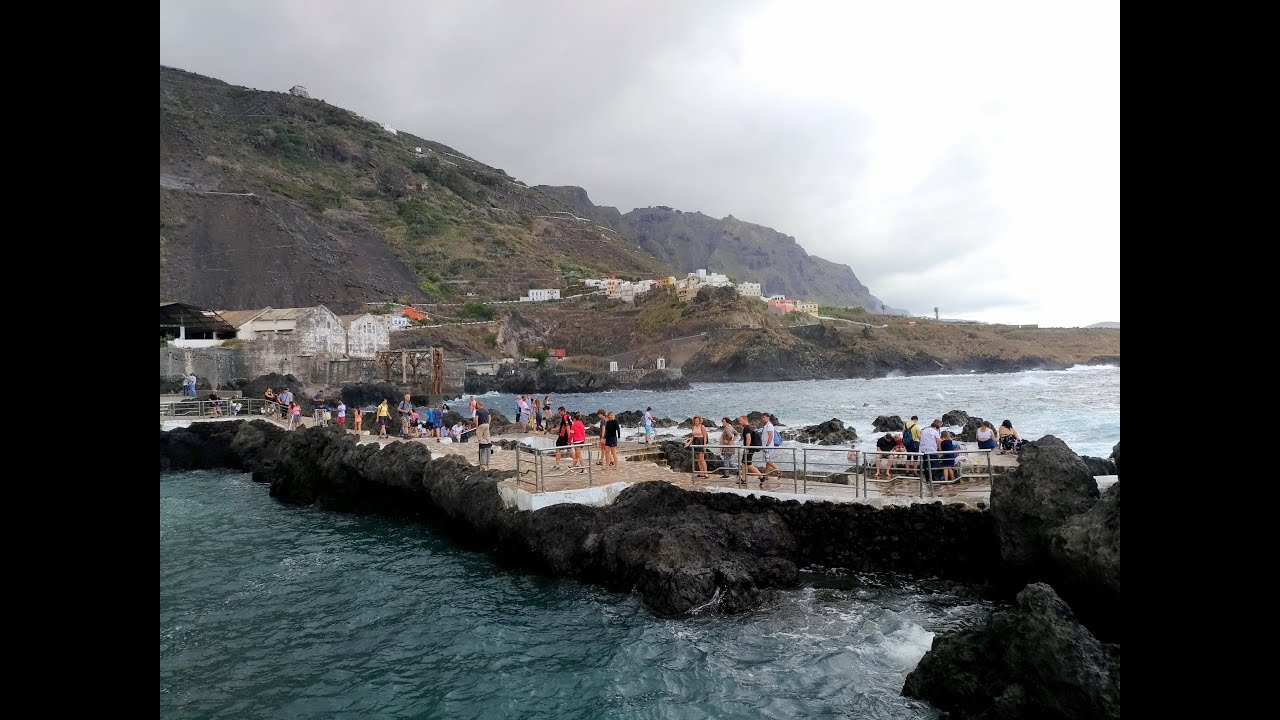 The natural pools El Caleton, Garachico, Tenerife Spain - YouTube