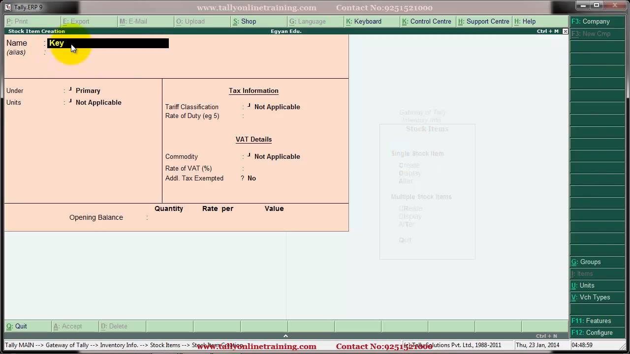 Tally ERP 9 Using VAT Value Added Tax Tutorial In Hindi www Tally ERP 9 Using VAT Value Added Tax Tutorial In Hindi www