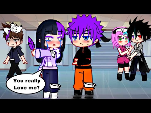 “We are Soulmates !! ✅👿” || Naruto Hinata || Gacha Club Meme