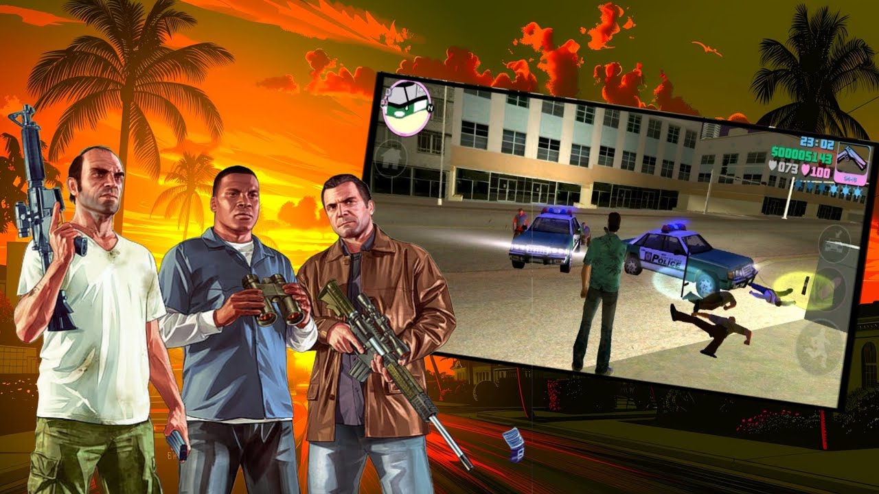 YOU SHOULD NEVER CROSS THIS LINE IN GTA VICE CITY|FIGHTING WITH 5 STAR ...