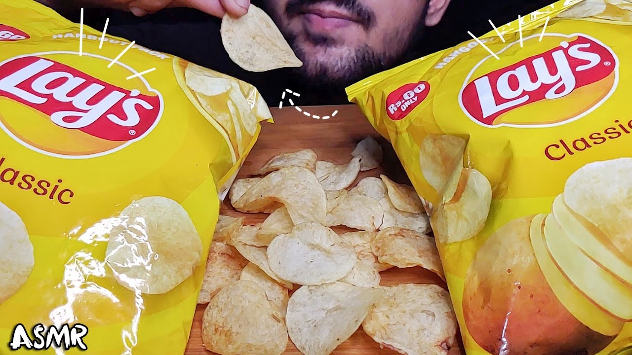 ASMR POTATO CHIPS | ASMR EATING LAYS | ASMR LAYS POTATO CHIPS | EXTREME ...