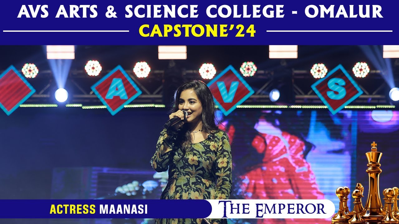 GUEST PERFORMANCE SINGER MAANASI - YouTube