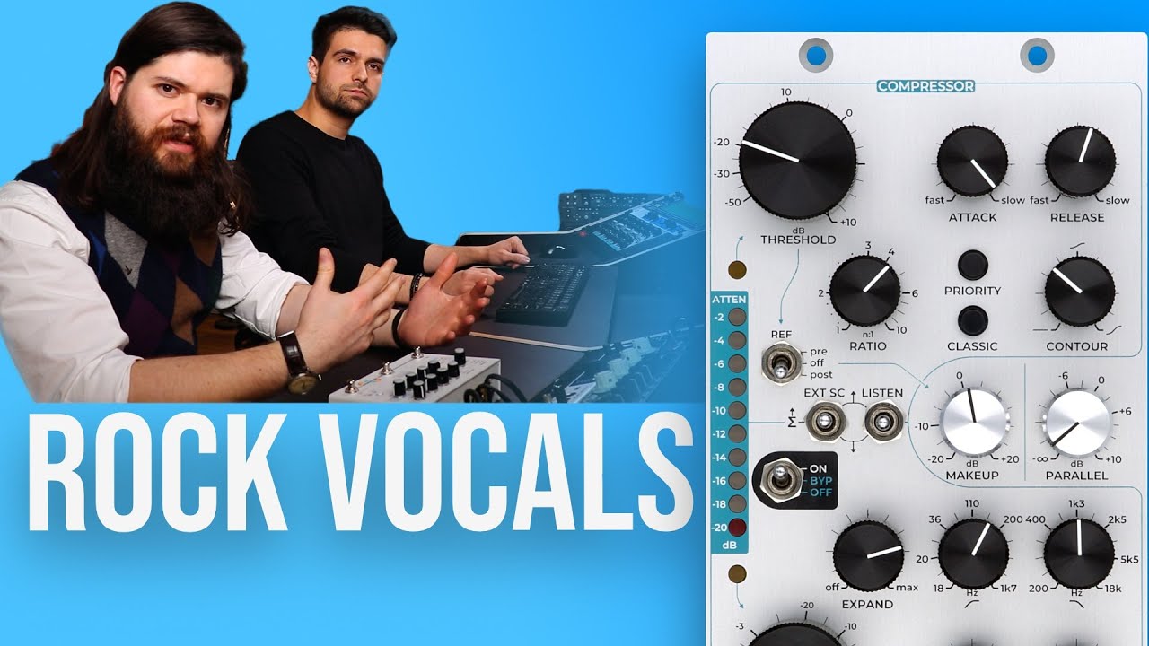 Compressing Rock Vocals // In the studio with the Frap Audio Dynamics 2806 - YouTube