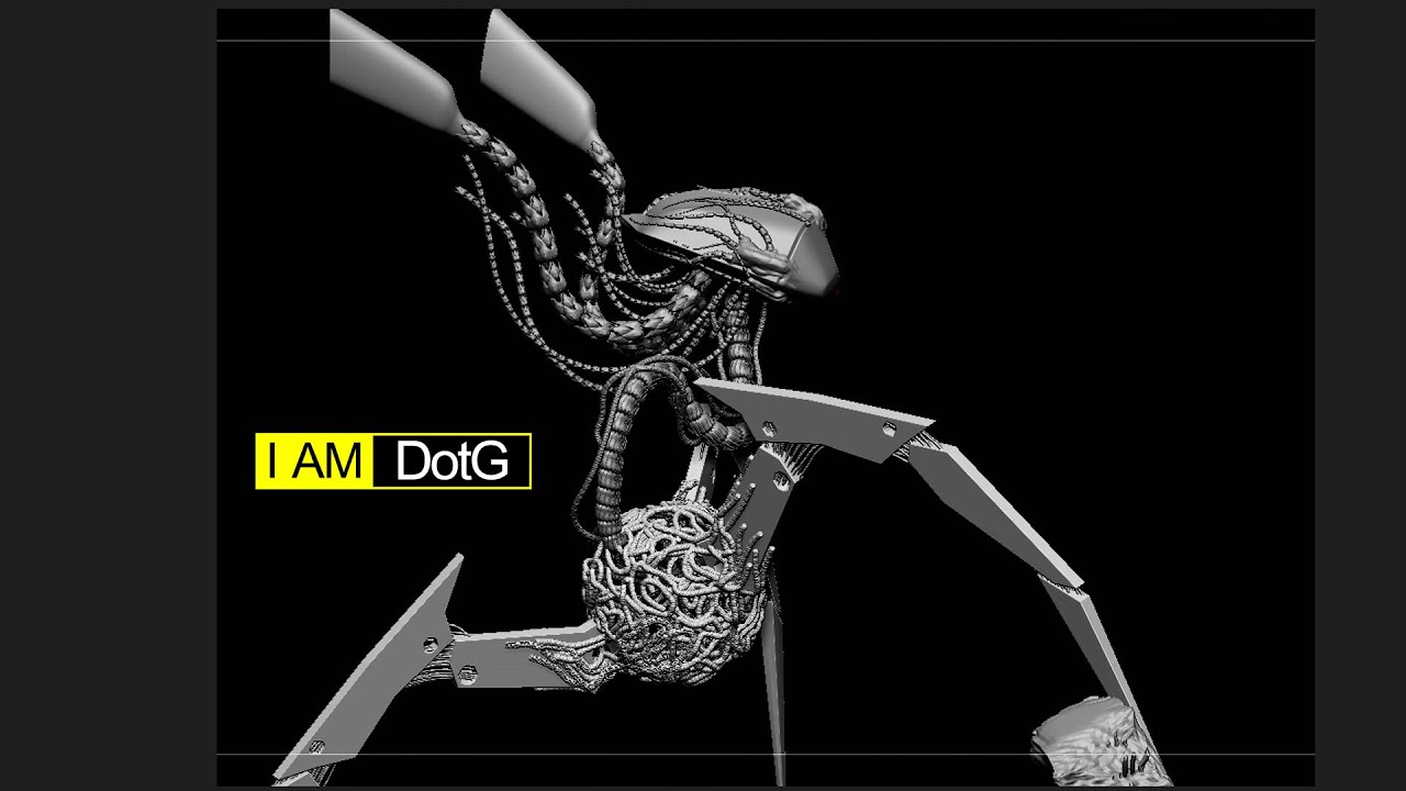 DotG - Sculpting #4 character design - YouTube