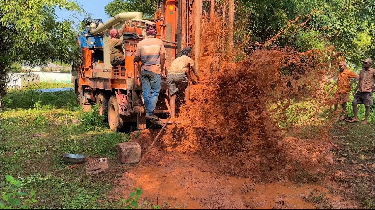 Borewell drilling from Village | 60 feet drilling 50HP water | Borewell ...
