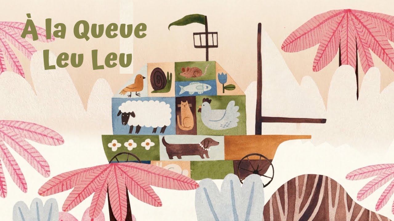 À La Queue Leu Leu - Comptine avec paroles pour enfants - YouTube Music