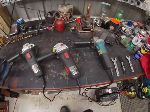 How to change an angle grinder wheel - YouTube