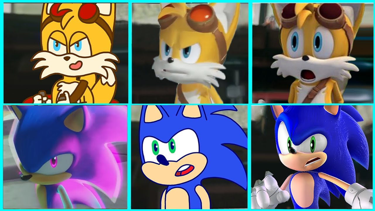 Sonic The Hedgehog Movie Sonic Prime vs TAILS SONIC BOOM Uh Meow All ...