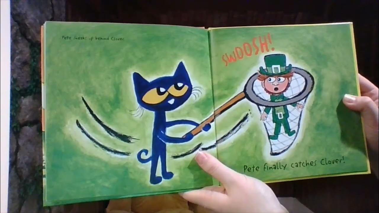 Pete the Cat The Great Leprechaun Chase Storytime - YouTube