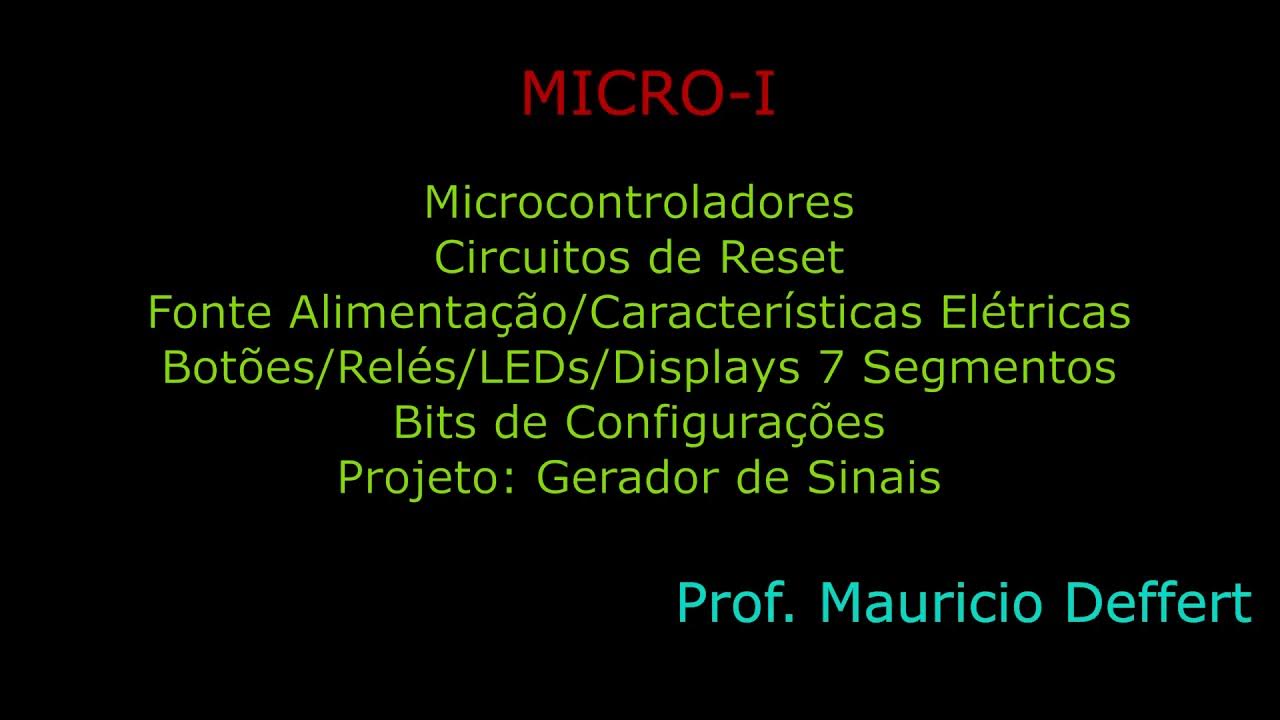 Circuitos nos Microcontroladores - YouTube