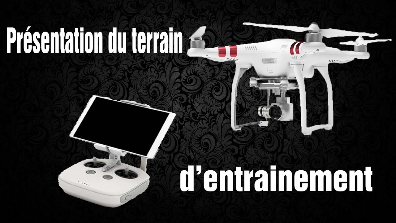 Présentation terrain d'entrainement d'airsoft (Drone DJI Phantom 3 ...