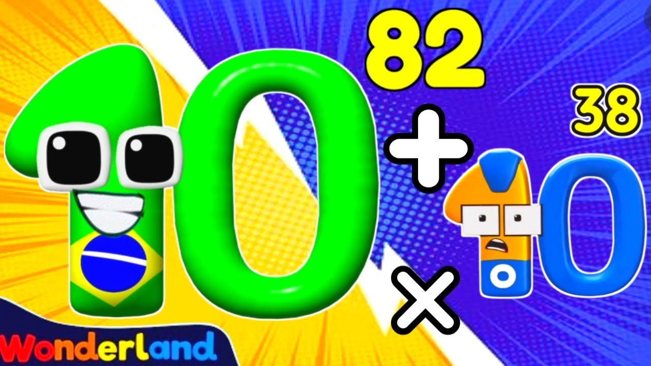 Wonderland Numbers: Counting Subtraction Addition| BIG NUMBERS | 10^82 ...