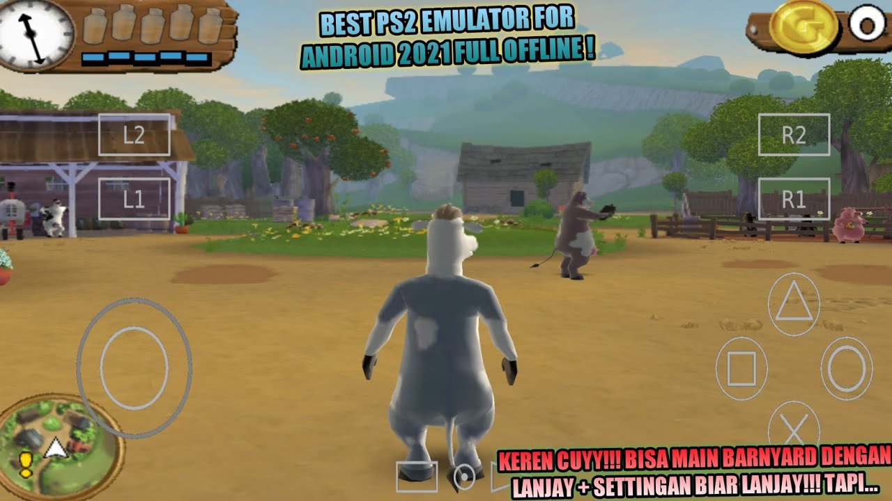 AetherSX2 PS2 Emulator For Android - Barnyard Gameplay - YouTube