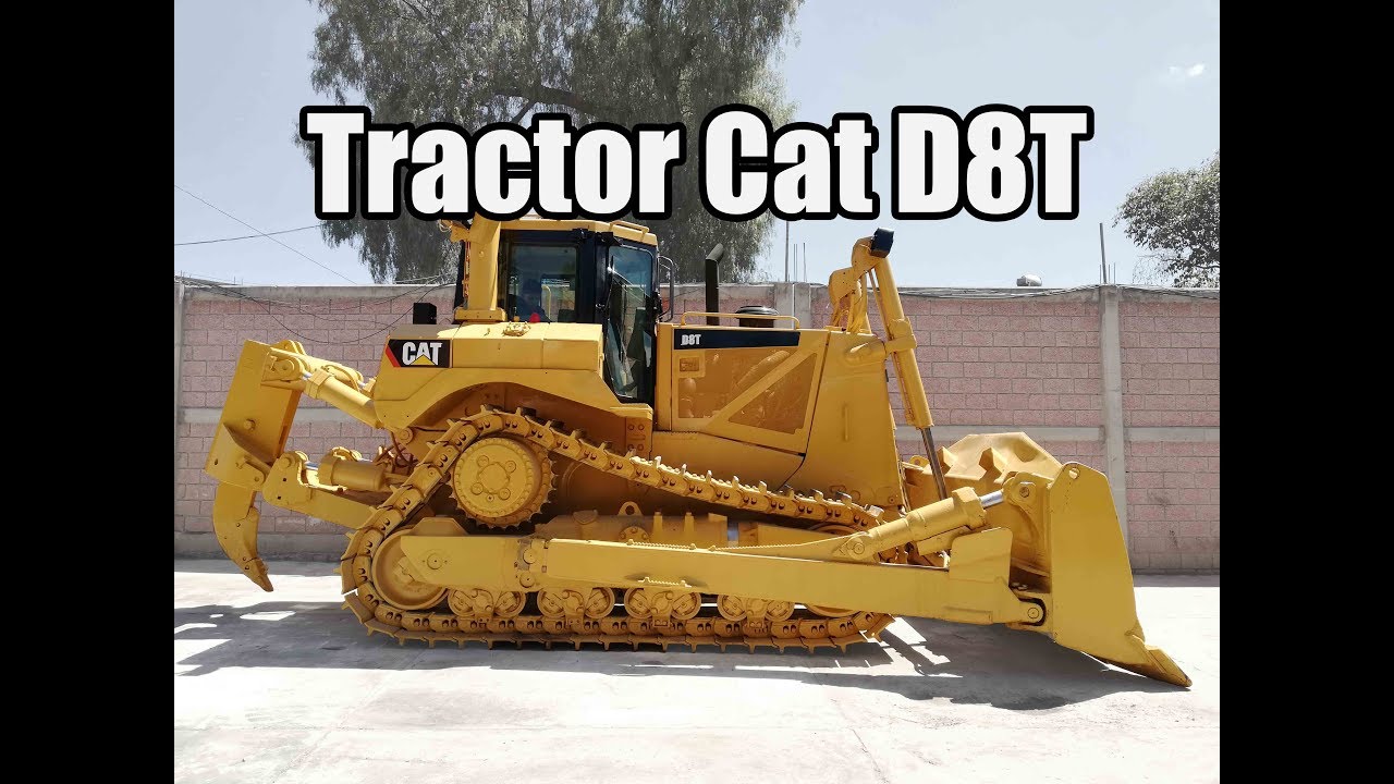 D8T 2008 - Tractor Caterpillar - Pruebas de funcionamiento - YouTube