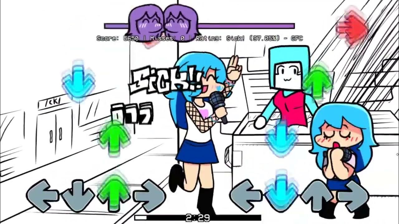 Fnf vs sky remanifested:Light Blue Old Version - YouTube