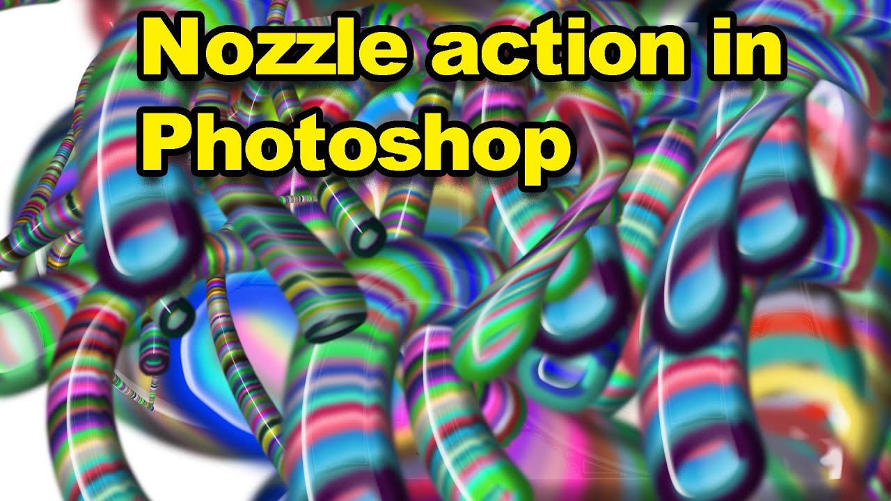 Painter Nozzle / Image Hose in Photoshop | How To | Using Actions ...