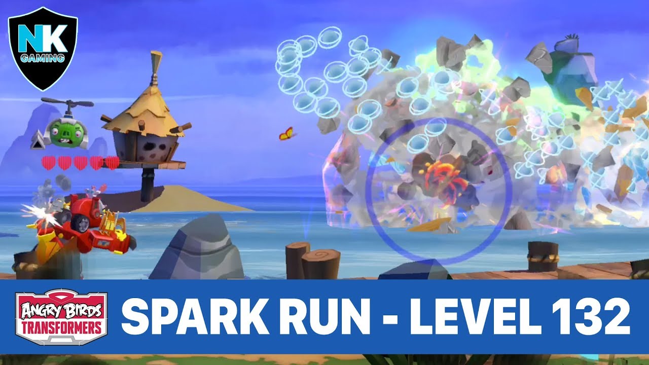Angry Birds Transformers - Spark Run Series - Level 132 - Featuring ...