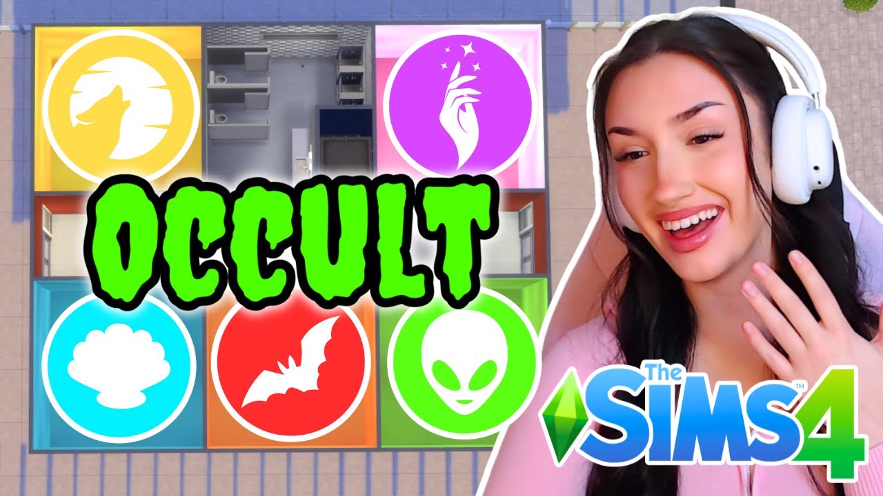 Every Rooms a Different OCCULT in The Sims 4 - YouTube