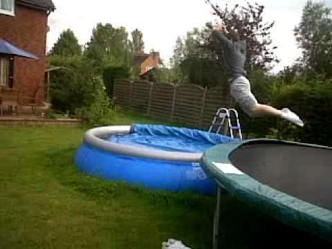 The epic pool jump fail - YouTube