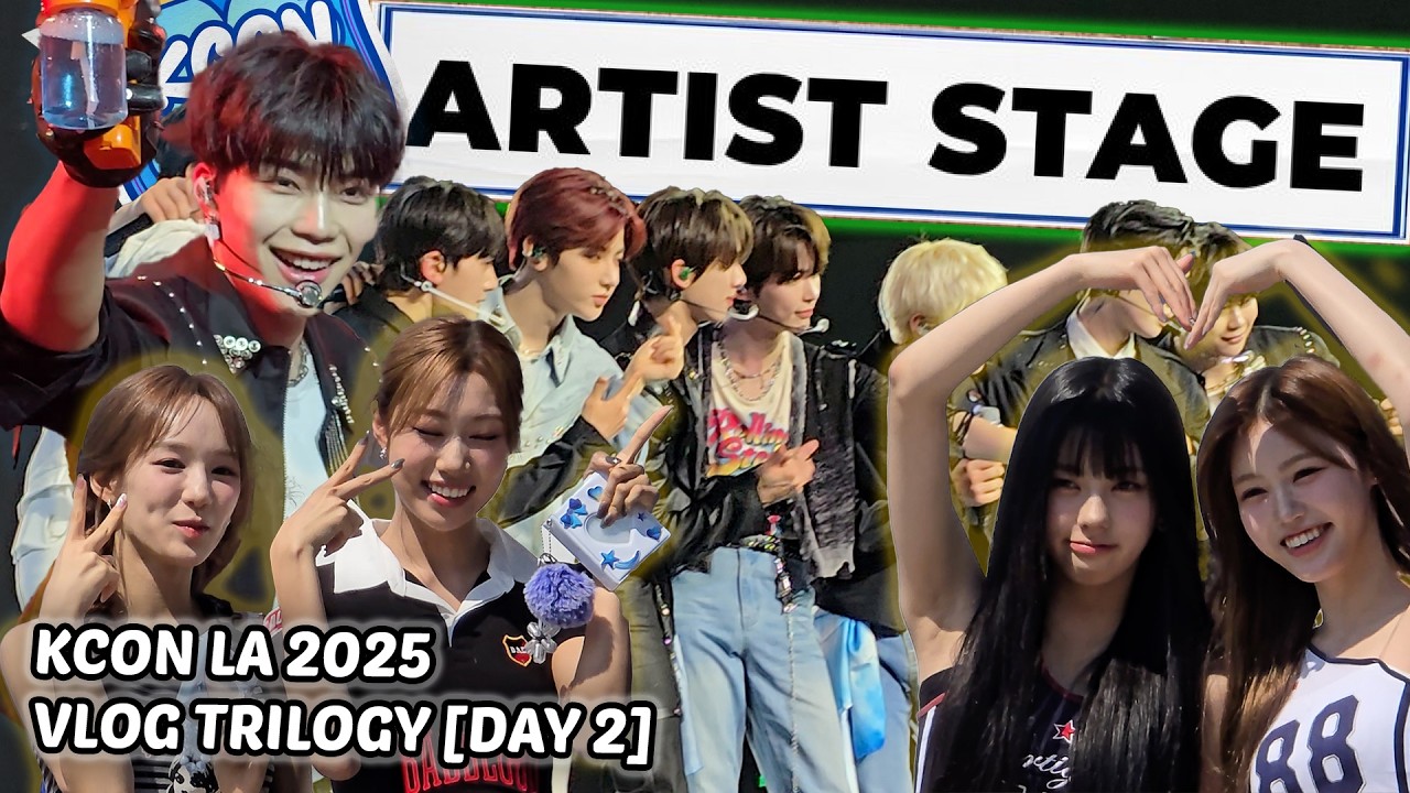 KCON’s ARTIST STAGE is the ONLY Stage YOU Need! | KCON LA 2025 Vlog Day ...
