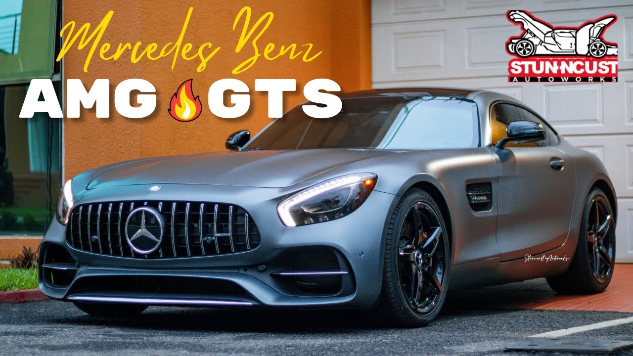 Sexy Satin Grey Mercedes Benz AMG GTS Pimp! - YouTube