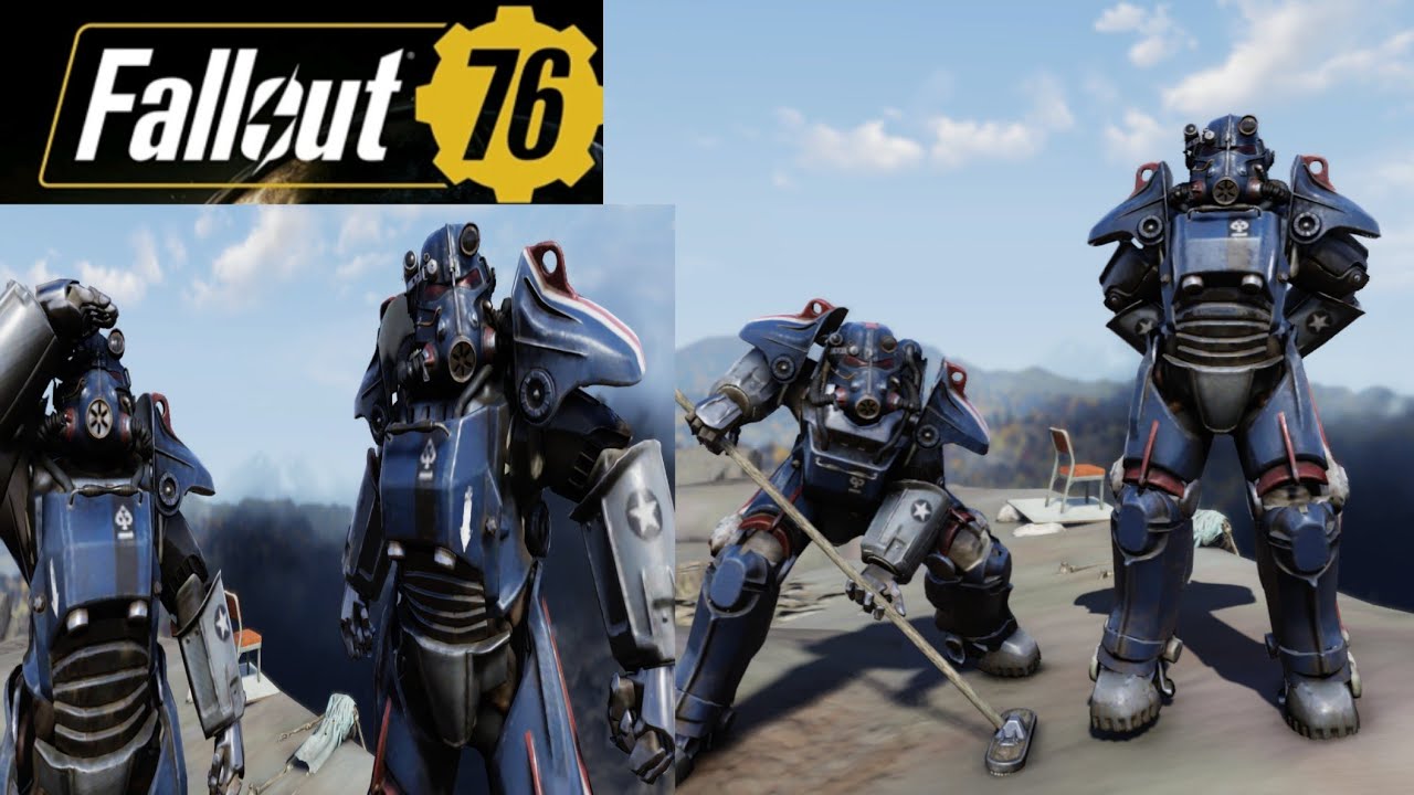 Fallout 76 | Armor Ace Paint T-45 | Showcase - YouTube