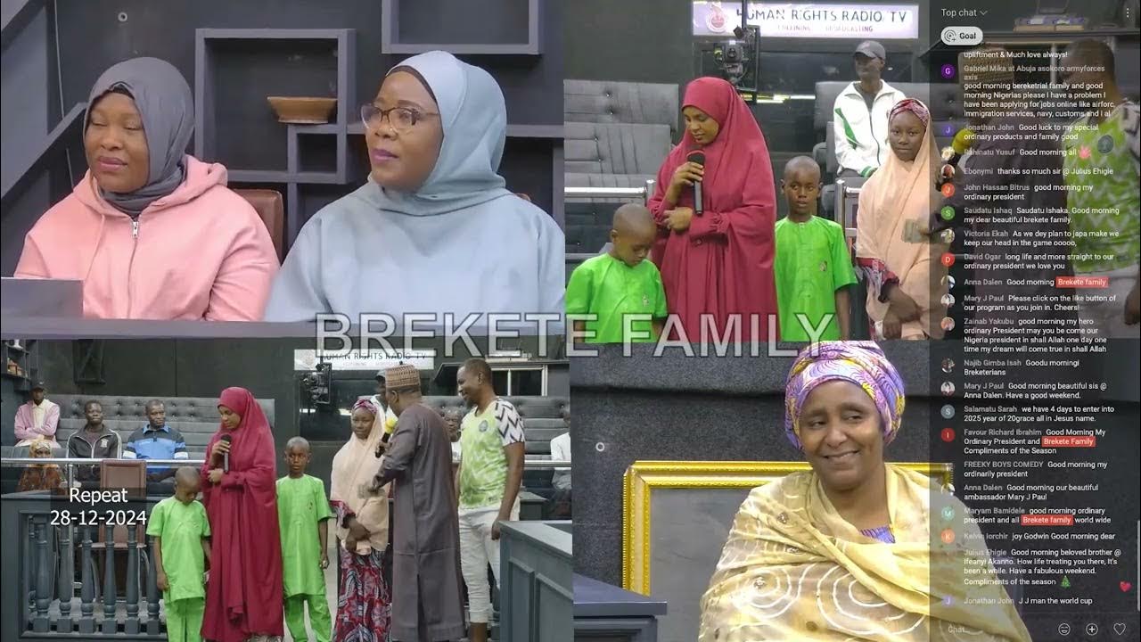 REPEAT LIVE BROADCAST OF BREKETE FAMILY PROGRAM FOR 28TH DECEMBER 2024 - YouTube