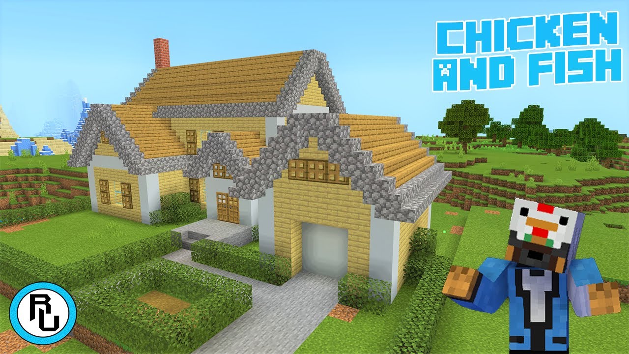 Let's Play Minecraft - Ruffed Up - Ep.2 : Chicken and Fish! - YouTube