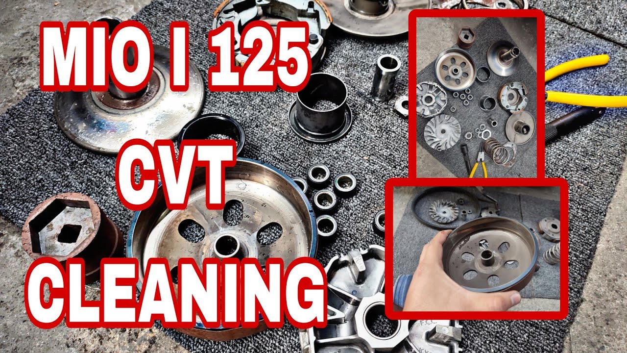 Mio i 125 cvt cleaning #mioi125 #cvtcleaning #acvlogs - YouTube