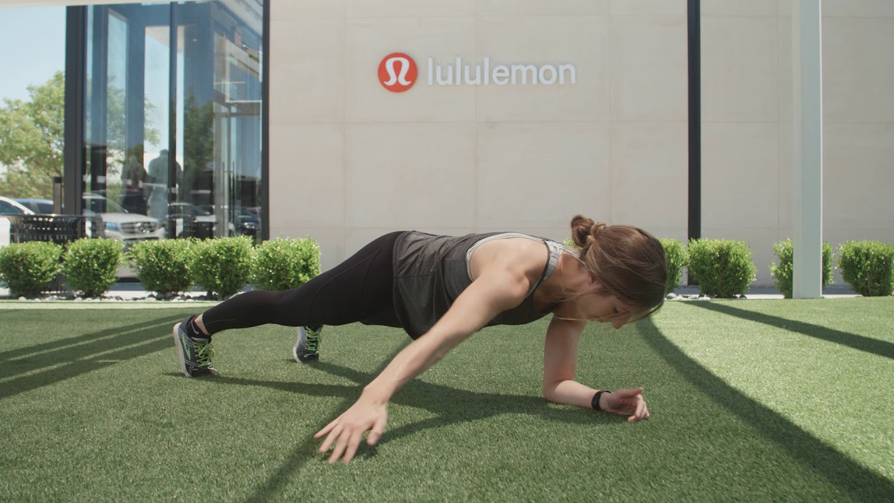 safe core move #2: low plank with lateral reach - YouTube