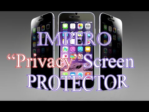 IMPERO Privacy Screen Protector Cover Unboxing + Review + Applying On ...